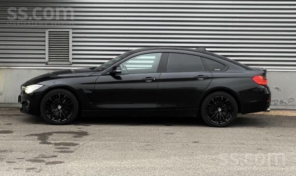 Black BMW 420 2015 in Riga, with an engine capacity of 2.00 L and mileage of 0 thousand km for 10600 €, photo 4 on AUTOMOTO.COM.LV