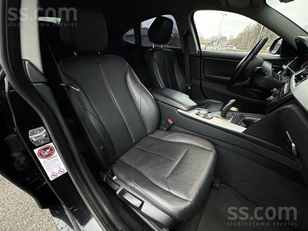 Black BMW 420 2015 in Riga, with an engine capacity of 2.00 L and mileage of 0 thousand km for 10600 €, photo 8 on AUTOMOTO.COM.LV
