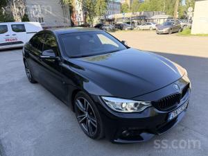 Black BMW 420 2015 in Riga, with an engine capacity of 2.00 L and mileage of 129 thousand km for 14700 €, photo  on AUTOMOTO.COM.LV