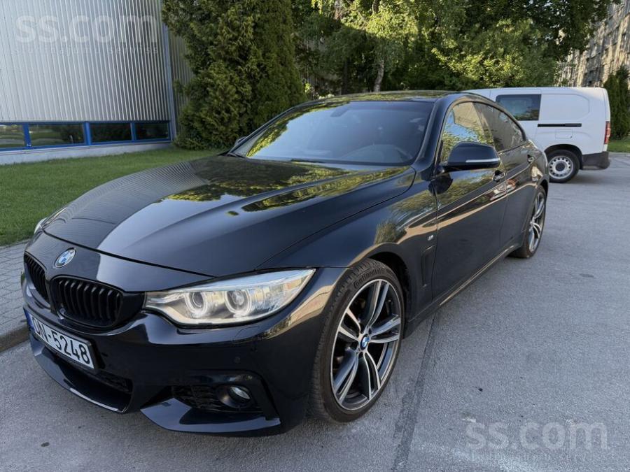 Black BMW 420 2015 in Riga, with an engine capacity of 2.00 L and mileage of 129 thousand km for 14700 €, photo 3 on AUTOMOTO.COM.LV
