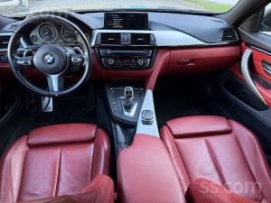 Black BMW 420 2015 in Riga, with an engine capacity of 2.00 L and mileage of 129 thousand km for 14700 €, photo 8 on AUTOMOTO.COM.LV