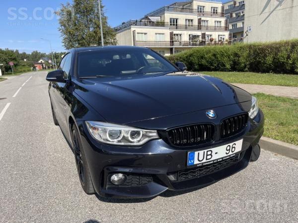 Black BMW 420 2016 in Riga, with an engine capacity of 2.00 L and mileage of 180 thousand km for 13900 €, photo 1 on AUTOMOTO.COM.LV