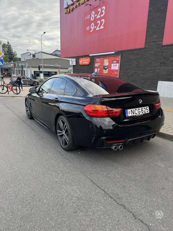 Melns BMW 420 2016 Viļņa, ar dzinēja tilpumu 2.00 L un nobraukumu 273 tūkst. km par 11500 €, foto 7 vietnē AUTOMOTO.COM.LV