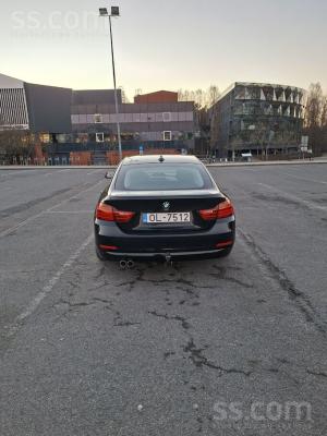 Black BMW 420 2017 in Riga, with an engine capacity of 2.00 L and mileage of 233 thousand km for 14300 €, photo 6 on AUTOMOTO.COM.LV