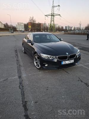 Black BMW 420 2017 in Riga, with an engine capacity of 2.00 L and mileage of 233 thousand km for 14300 €, photo 7 on AUTOMOTO.COM.LV