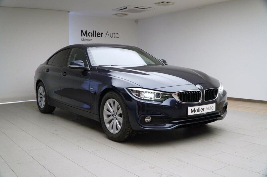 Black BMW 420 2018 in Peetri, with an engine capacity of 2.00 L and mileage of 79 thousand km for 24900 €, photo 4 on AUTOMOTO.COM.LV