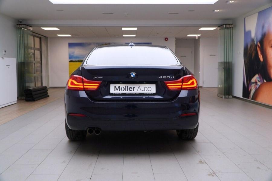 Black BMW 420 2018 in Peetri, with an engine capacity of 2.00 L and mileage of 79 thousand km for 24900 €, photo 6 on AUTOMOTO.COM.LV