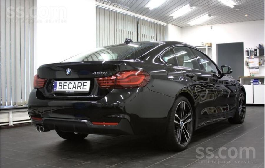 Melns BMW 420 2021 Ventspils, ar dzinēja tilpumu 2.00 L un nobraukumu 87 tūkst. km par 30000 €, foto 2 vietnē AUTOMOTO.COM.LV