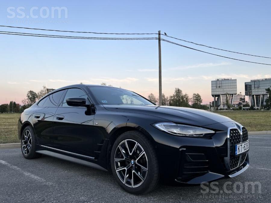Black BMW 420 2023 in Riga, with an engine capacity of 2.00 L and mileage of 42 thousand km for 39950 €, photo 1 on AUTOMOTO.COM.LV