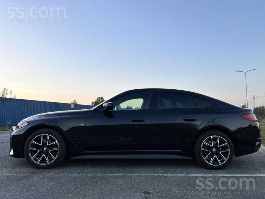 Black BMW 420 2023 in Riga, with an engine capacity of 2.00 L and mileage of 42 thousand km for 39950 €, photo 5 on AUTOMOTO.COM.LV
