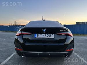 Black BMW 420 2023 in Riga, with an engine capacity of 2.00 L and mileage of 42 thousand km for 39950 €, photo 7 on AUTOMOTO.COM.LV
