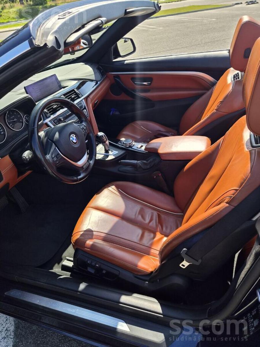 Blue BMW 420 2015 in Riga, with an engine capacity of 2.00 L and mileage of 156 thousand km for 17900 €, photo 6 on AUTOMOTO.COM.LV