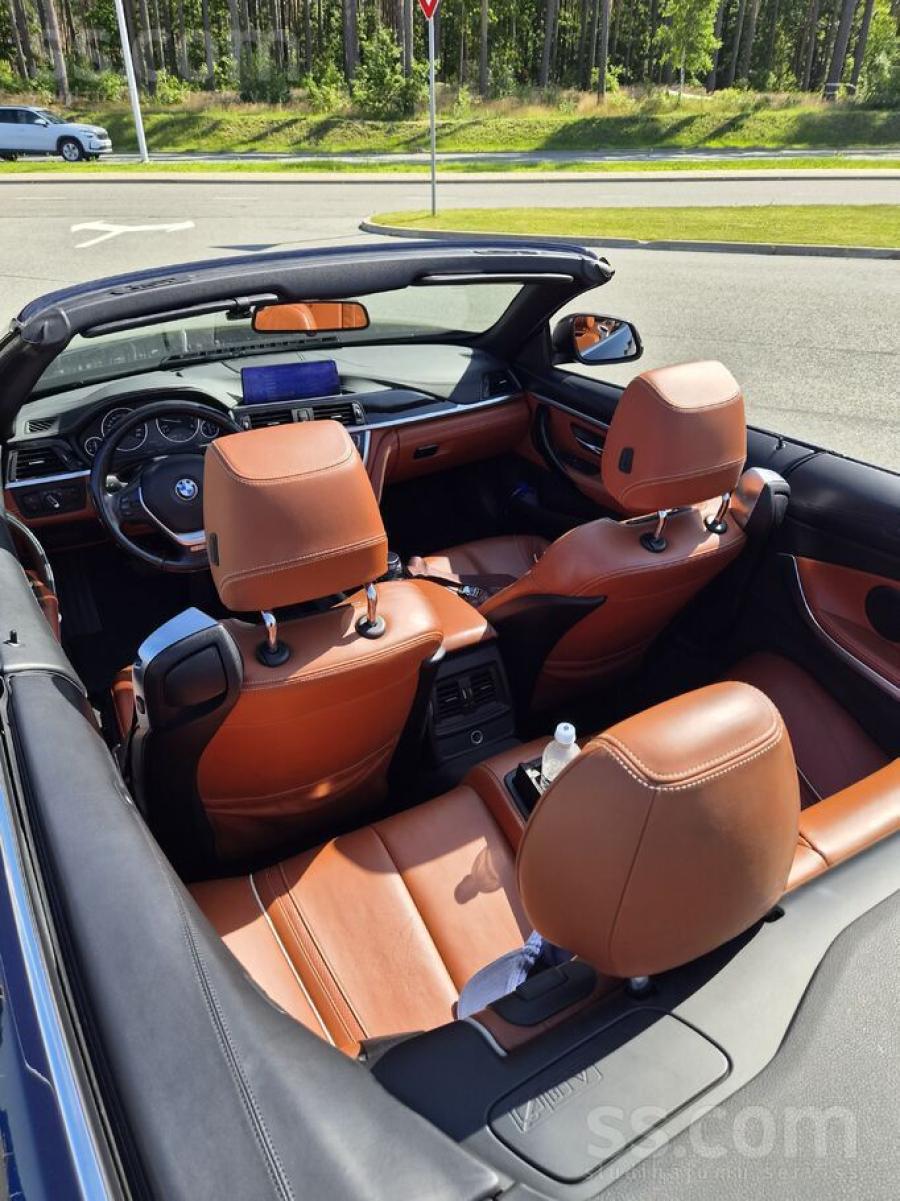 Blue BMW 420 2015 in Riga, with an engine capacity of 2.00 L and mileage of 156 thousand km for 17900 €, photo 8 on AUTOMOTO.COM.LV