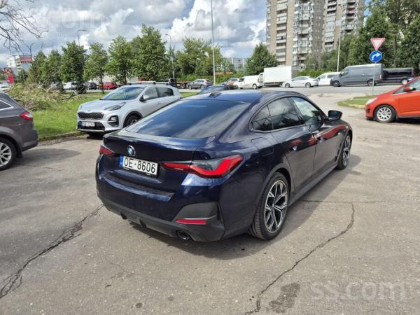 Blue BMW 420 2021 in Riga, with an engine capacity of 2.00 L and mileage of 145 thousand km for 29990 €, photo 6 on AUTOMOTO.COM.LV