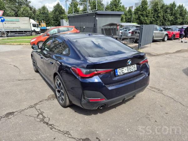 Blue BMW 420 2021 in Riga, with an engine capacity of 2.00 L and mileage of 145 thousand km for 29990 €, photo 8 on AUTOMOTO.COM.LV