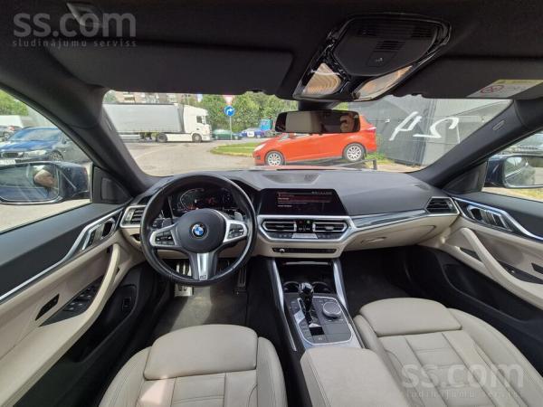 Blue BMW 420 2021 in Riga, with an engine capacity of 2.00 L and mileage of 145 thousand km for 29990 €, photo 10 on AUTOMOTO.COM.LV