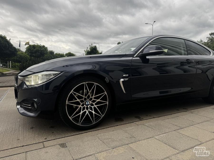 Blue BMW 420 2013 in Vilnius, with an engine capacity of 2.00 L and mileage of 34 thousand km for 11500 €, photo 7 on AUTOMOTO.COM.LV