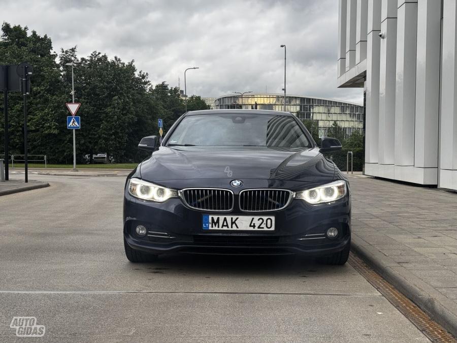 Blue BMW 420 2013 in Vilnius, with an engine capacity of 2.00 L and mileage of 34 thousand km for 11500 €, photo 8 on AUTOMOTO.COM.LV