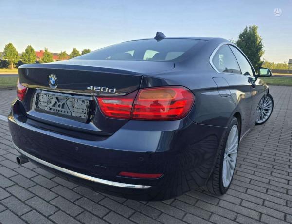 Blue BMW 420 2013 in Panevezys, with an engine capacity of 2.00 L and mileage of 272 thousand km for 8299 €, photo 2 on AUTOMOTO.COM.LV