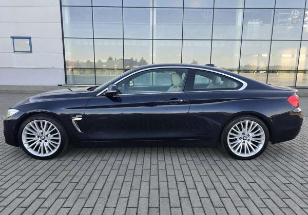 Blue BMW 420 2013 in Panevezys, with an engine capacity of 2.00 L and mileage of 272 thousand km for 8299 €, photo 3 on AUTOMOTO.COM.LV