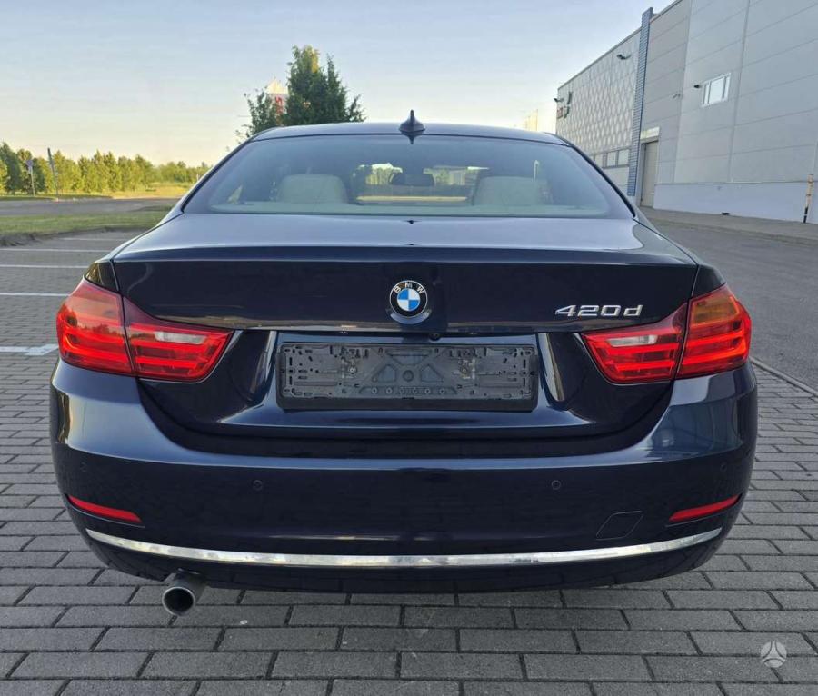 Zils BMW 420 2013 Panevēža, ar dzinēja tilpumu 2.00 L un nobraukumu 272 tūkst. km par 8299 €, foto 6 vietnē AUTOMOTO.COM.LV