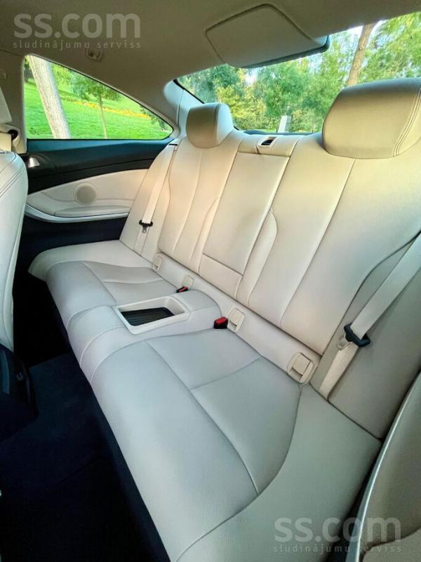 Blue BMW 420 2015 in Riga, with an engine capacity of 2.00 L and mileage of 215 thousand km for 14495 €, photo 9 on AUTOMOTO.COM.LV