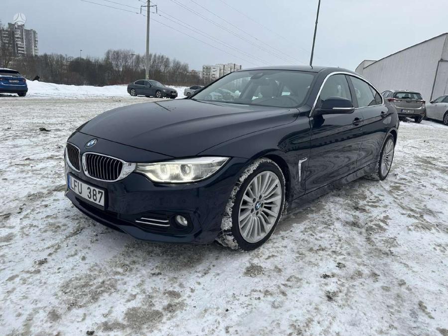 Blue BMW 420 2016 in Vilnius, with an engine capacity of 2.00 L and mileage of 272 thousand km for 13000 €, photo 1 on AUTOMOTO.COM.LV