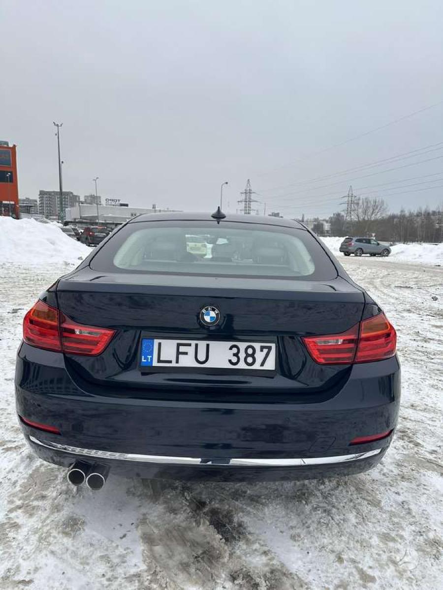 Blue BMW 420 2016 in Vilnius, with an engine capacity of 2.00 L and mileage of 272 thousand km for 13000 €, photo 7 on AUTOMOTO.COM.LV