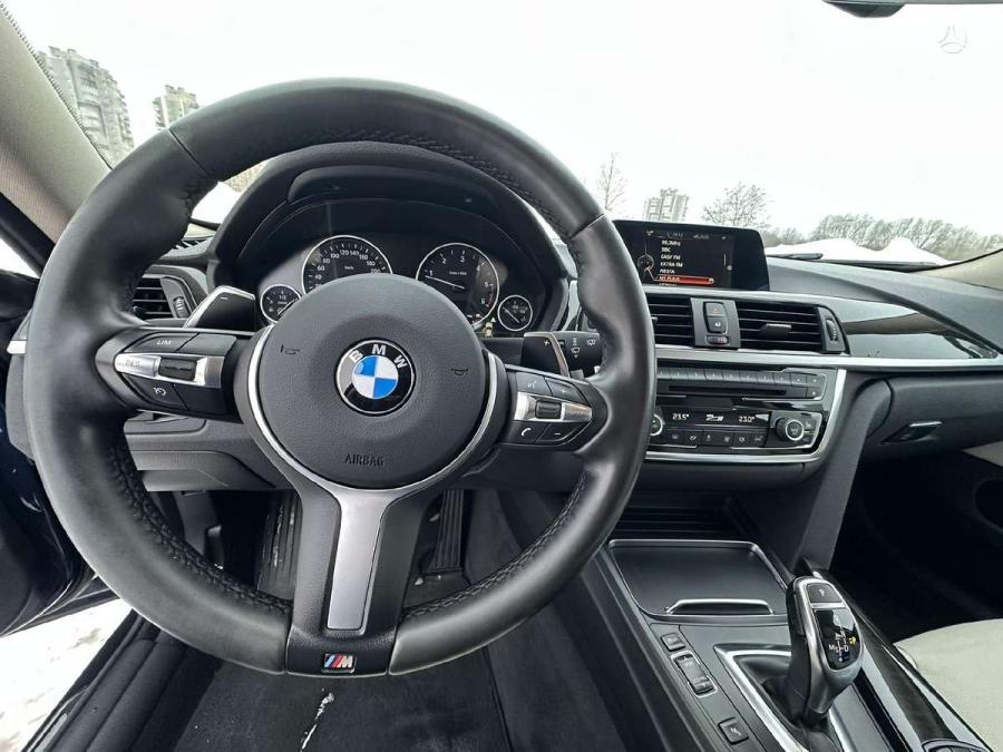 Blue BMW 420 2016 in Vilnius, with an engine capacity of 2.00 L and mileage of 272 thousand km for 13000 €, photo 13 on AUTOMOTO.COM.LV
