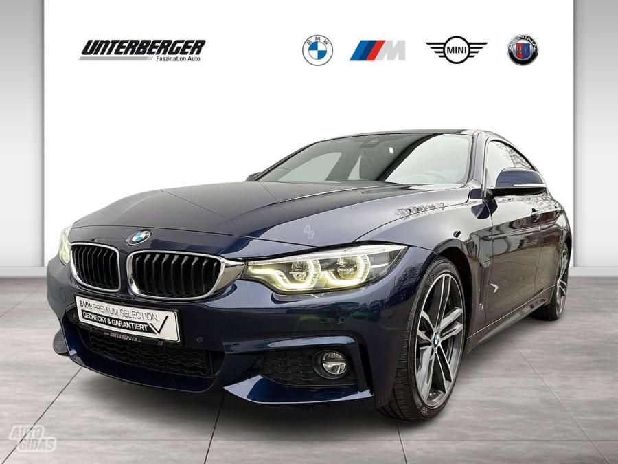 Blue BMW 420 2017 in Kaunas, with an engine capacity of 2.00 L and mileage of 67 thousand km for 28914 €, photo 1 on AUTOMOTO.COM.LV