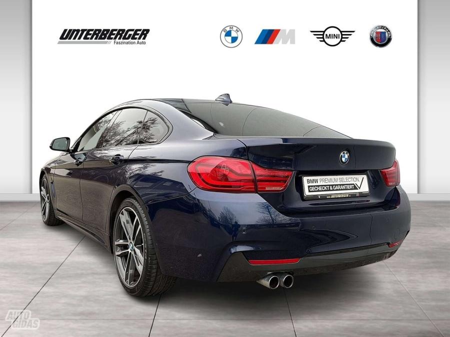 Blue BMW 420 2017 in Kaunas, with an engine capacity of 2.00 L and mileage of 67 thousand km for 28914 €, photo 4 on AUTOMOTO.COM.LV