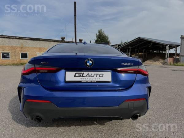 Blue BMW 420 2023 in Tukums, with an engine capacity of 2.00 L and mileage of 60 thousand km for 39500 €, photo 6 on AUTOMOTO.COM.LV