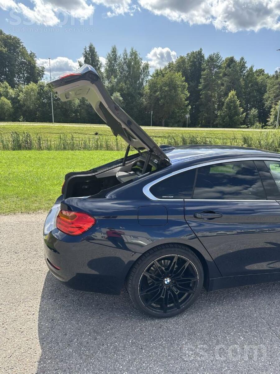 Zils BMW 420 2015 Jelgava, ar dzinēja tilpumu 2.00 L un nobraukumu 318 tūkst. km par 15700 €, foto 9 vietnē AUTOMOTO.COM.LV