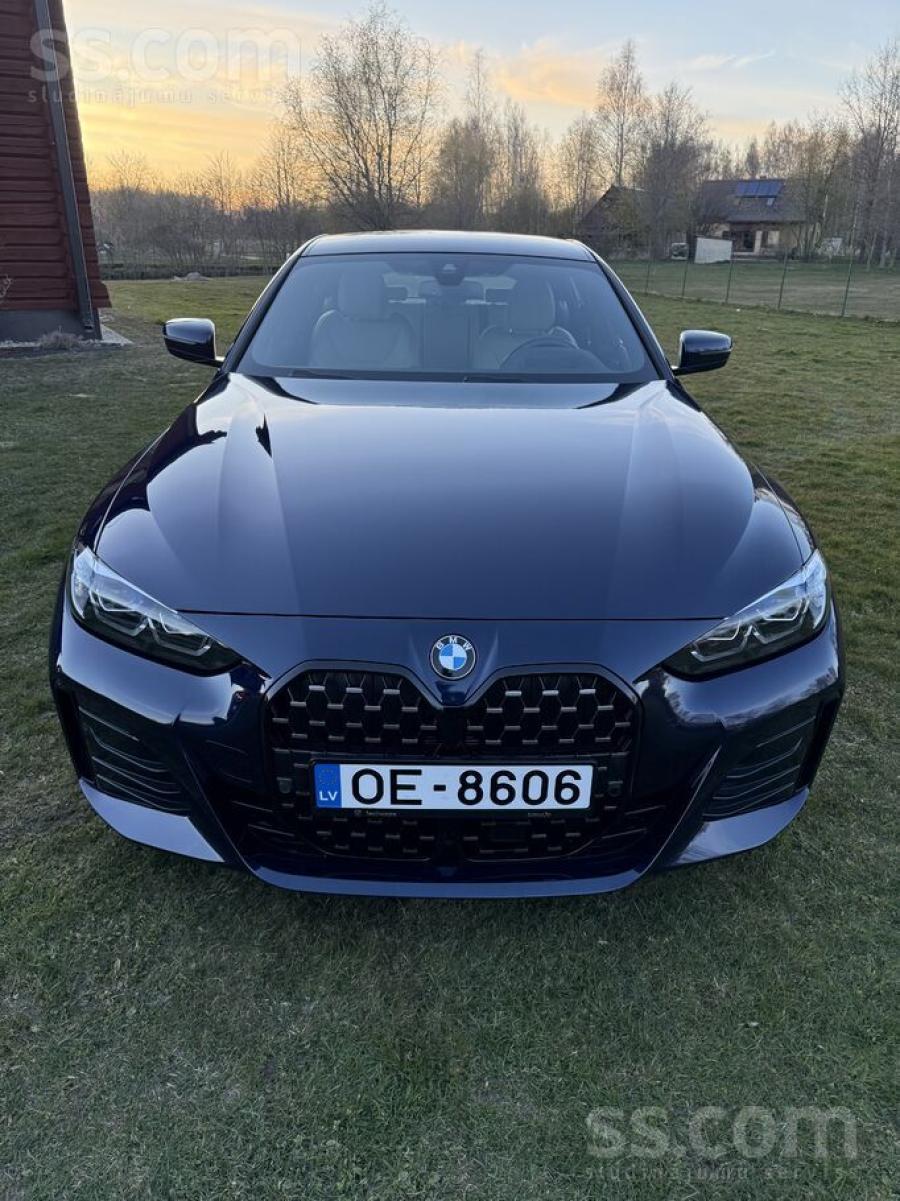 Blue BMW 420 2021 in Riga, with an engine capacity of 2.00 L and mileage of 144 thousand km for 29950 €, photo 4 on AUTOMOTO.COM.LV