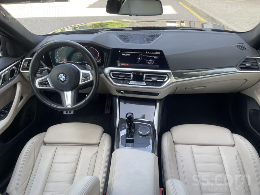 Blue BMW 420 2021 in Riga, with an engine capacity of 2.00 L and mileage of 144 thousand km for 29950 €, photo 12 on AUTOMOTO.COM.LV