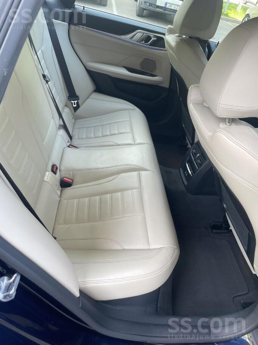 Blue BMW 420 2021 in Riga, with an engine capacity of 2.00 L and mileage of 144 thousand km for 29950 €, photo 13 on AUTOMOTO.COM.LV
