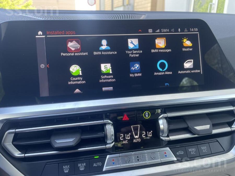 Blue BMW 420 2021 in Riga, with an engine capacity of 2.00 L and mileage of 144 thousand km for 29950 €, photo 21 on AUTOMOTO.COM.LV
