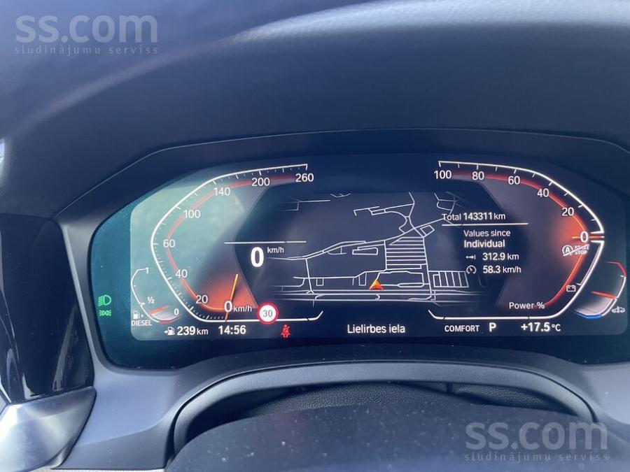 Blue BMW 420 2021 in Riga, with an engine capacity of 2.00 L and mileage of 144 thousand km for 29950 €, photo 25 on AUTOMOTO.COM.LV