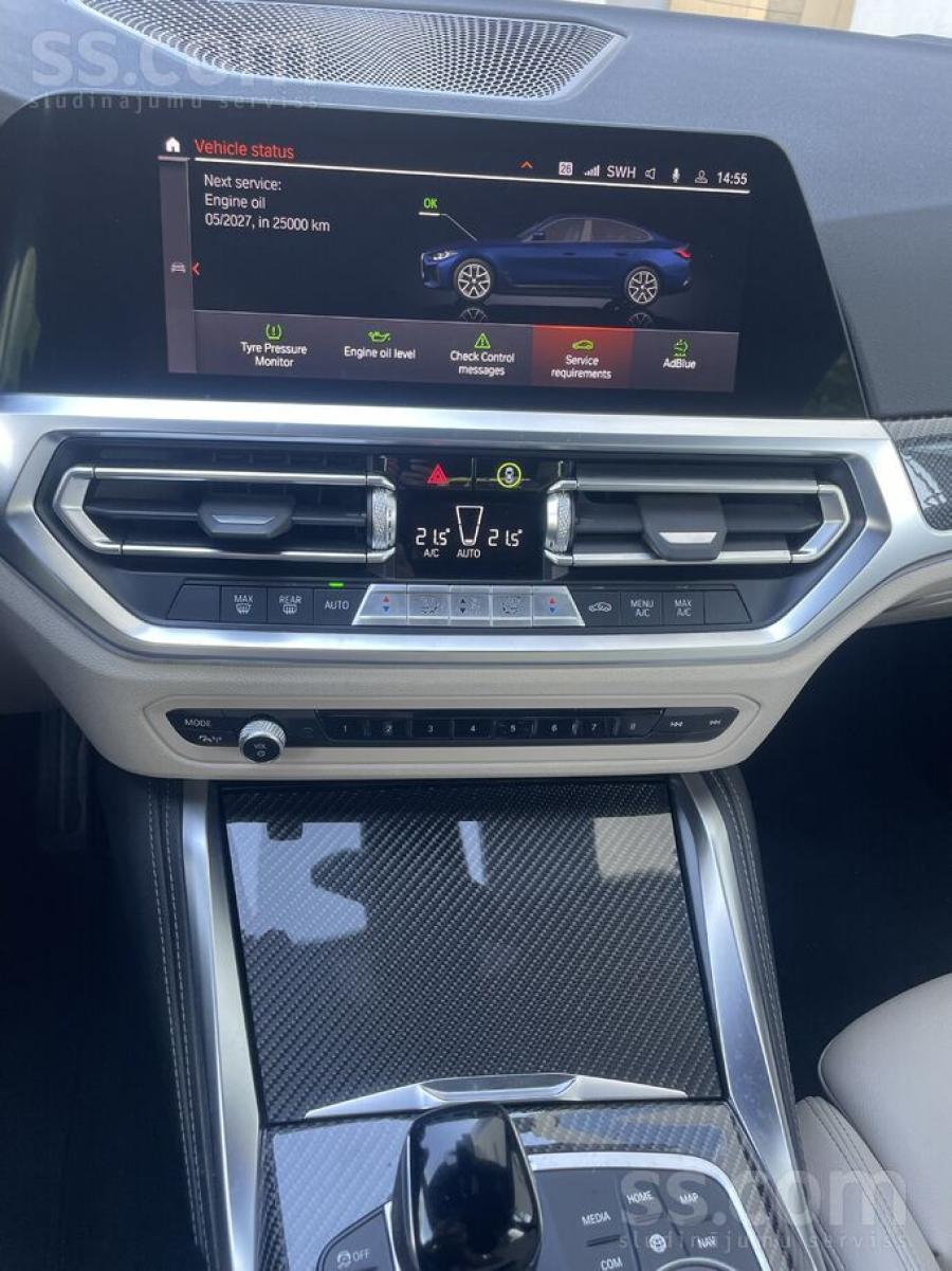 Blue BMW 420 2021 in Riga, with an engine capacity of 2.00 L and mileage of 144 thousand km for 29950 €, photo 27 on AUTOMOTO.COM.LV