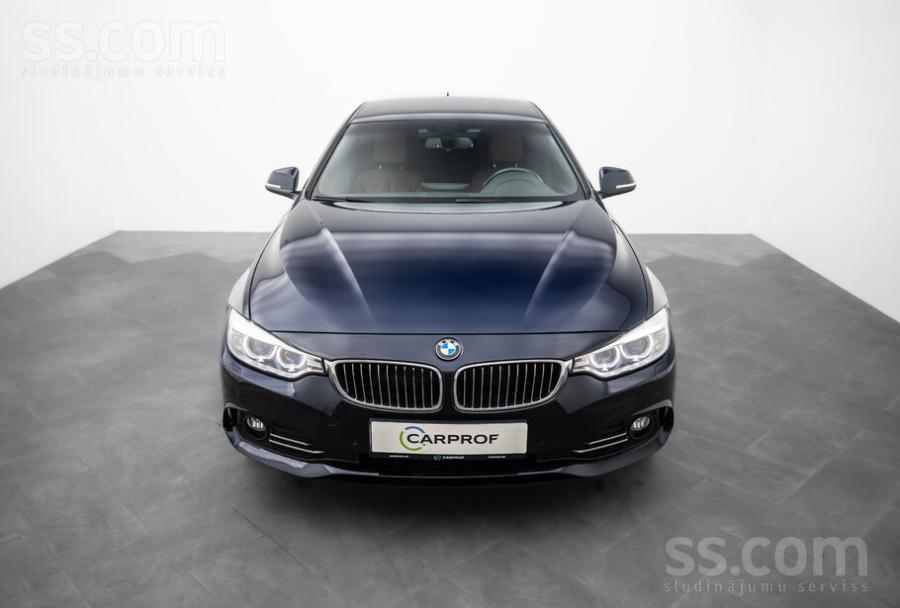 Blue BMW 420 2015 in Riga, with an engine capacity of 2.00 L and mileage of 165 thousand km for 15999 €, photo 3 on AUTOMOTO.COM.LV