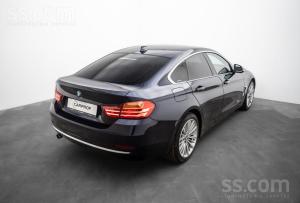 Blue BMW 420 2015 in Riga, with an engine capacity of 2.00 L and mileage of 165 thousand km for 15999 €, photo 5 on AUTOMOTO.COM.LV
