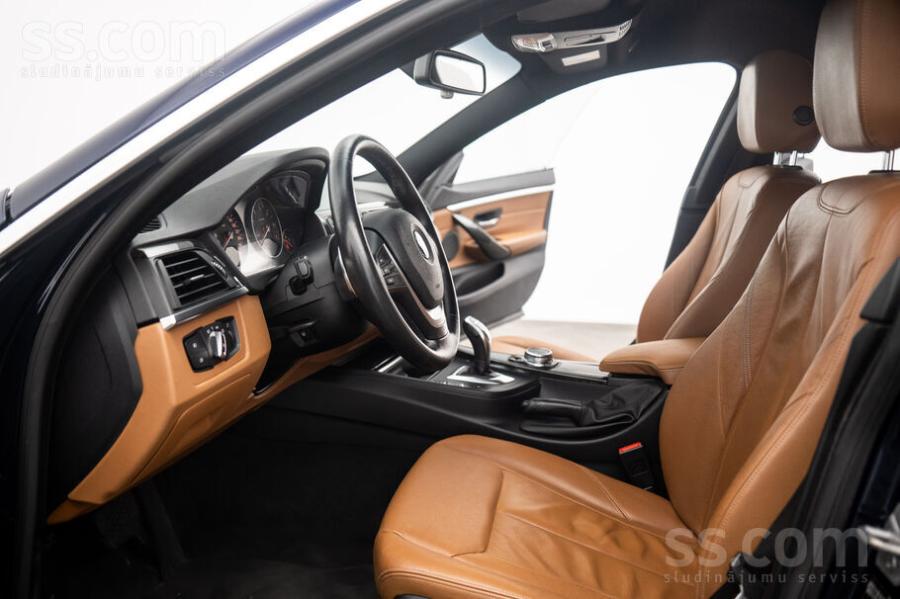 Blue BMW 420 2015 in Riga, with an engine capacity of 2.00 L and mileage of 165 thousand km for 15999 €, photo 8 on AUTOMOTO.COM.LV