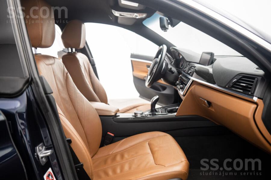 Blue BMW 420 2015 in Riga, with an engine capacity of 2.00 L and mileage of 165 thousand km for 15999 €, photo 11 on AUTOMOTO.COM.LV
