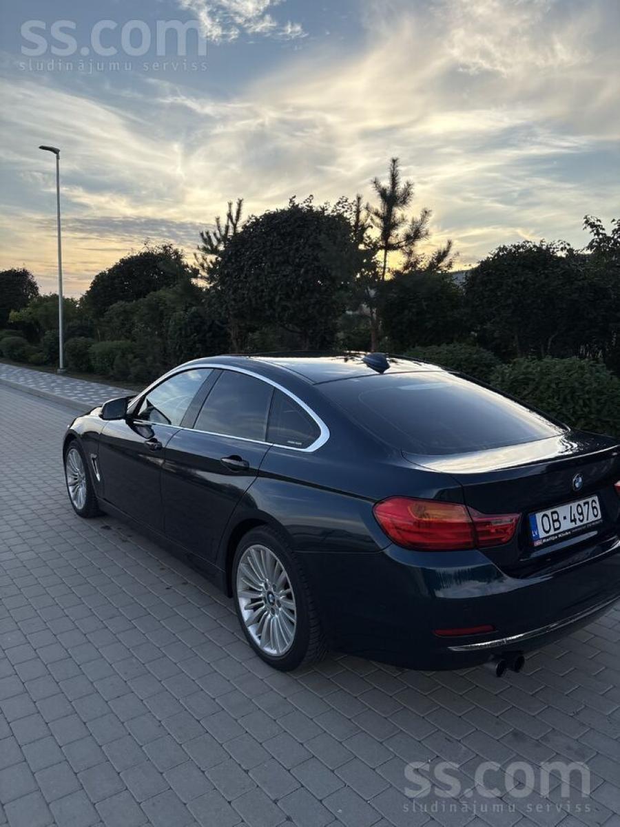 Blue BMW 420 2015 in Riga, with an engine capacity of 2.00 L and mileage of 188 thousand km for 16500 €, photo 6 on AUTOMOTO.COM.LV