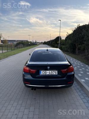 Blue BMW 420 2015 in Riga, with an engine capacity of 2.00 L and mileage of 188 thousand km for 16500 €, photo 7 on AUTOMOTO.COM.LV