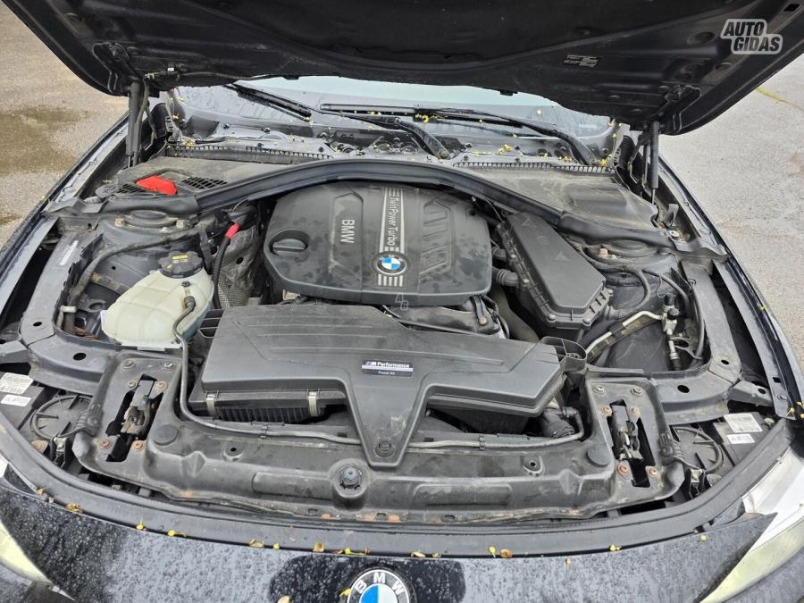 Black BMW 420 Gran Coupe 2014 in Panevezys, with an engine capacity of 2.00 L and mileage of 240 thousand km for 11200 €, photo 10 on AUTOMOTO.COM.LV