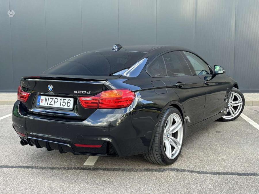 Черный БМВ 420 Gran Coupe 2014 в Вильнюс, объемом двигателя 2.00 л и пробегом 298 тыс. км за 12550 €, фото 9 на AUTOMOTO.COM.LV