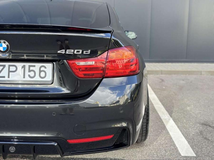 Черный БМВ 420 Gran Coupe 2014 в Вильнюс, объемом двигателя 2.00 л и пробегом 298 тыс. км за 12550 €, фото 12 на AUTOMOTO.COM.LV