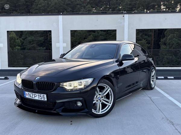 Black BMW 420 Gran Coupe 2014 in Vilnius, with an engine capacity of 2.00 L and mileage of 298 thousand km for 12699 €, photo 3 on AUTOMOTO.COM.LV