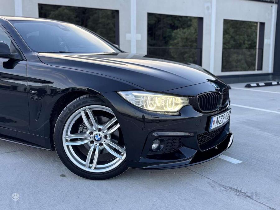 Melns BMW 420 Gran Coupe 2014 Viļņa, ar dzinēja tilpumu 2.00 L un nobraukumu 298 tūkst. km par 12699 €, foto 4 vietnē AUTOMOTO.COM.LV
